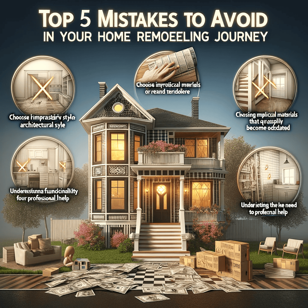 Top 5 Mistakes to Avoid in Your Home Remodeling Journey